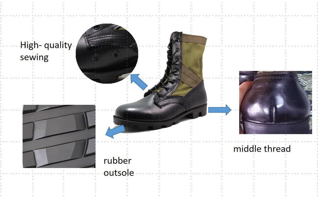 military issued boots from professional factory GLORY footwear