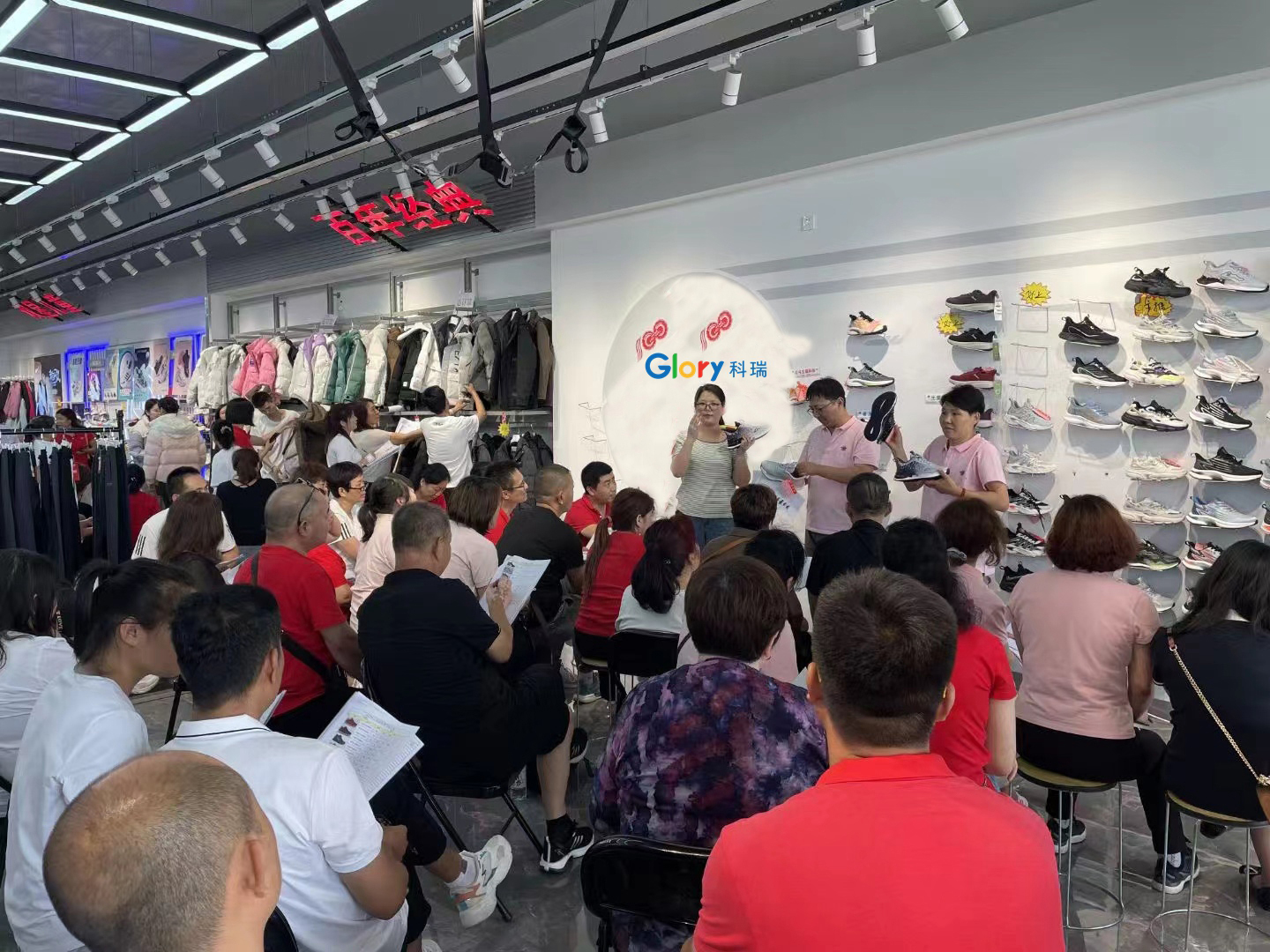 product promotion activity in order to advertise Glory Footwear